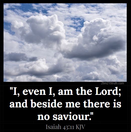 2 Timothy 2:15 Truth: Verse of the Day: Isaiah 43:11 KJV