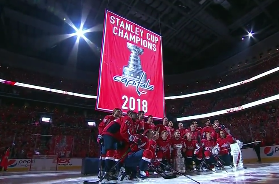 Washington Capitals raise 2018 Stanley Cup banner (Video) ~ Holdout Sports