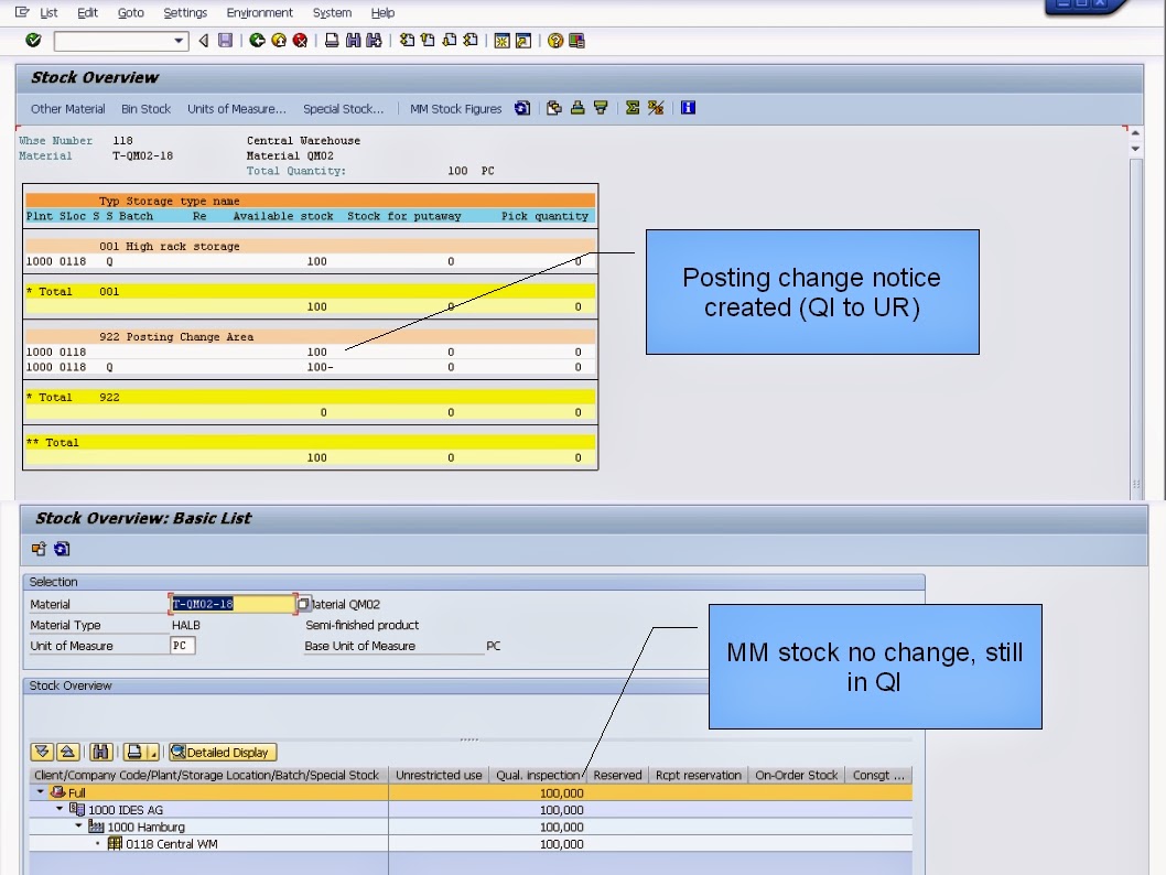 青蛙SAP分享 Froggy's SAP sharing: WMS WM-QM Sample Handling 3 - Putaway