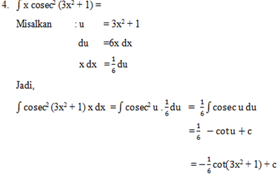 BELAJAR KALKULUS 2: INTEGRAL DARI FUNGSI TRIGONOMETRI