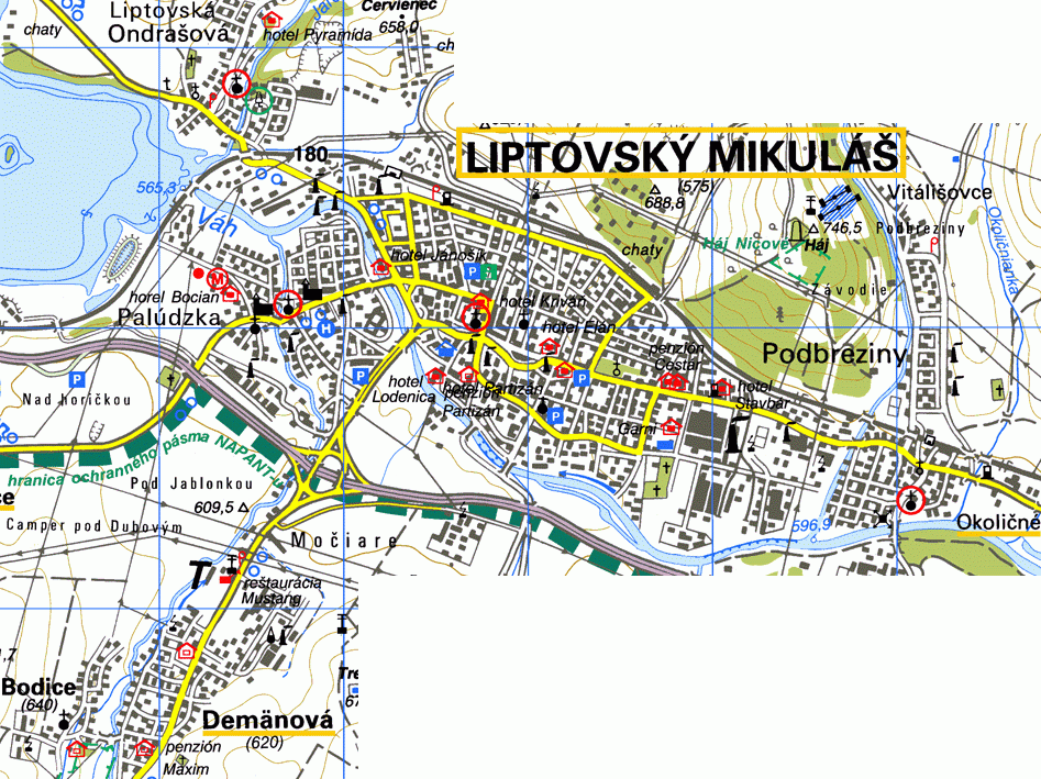 Liptovsky Mikulas map