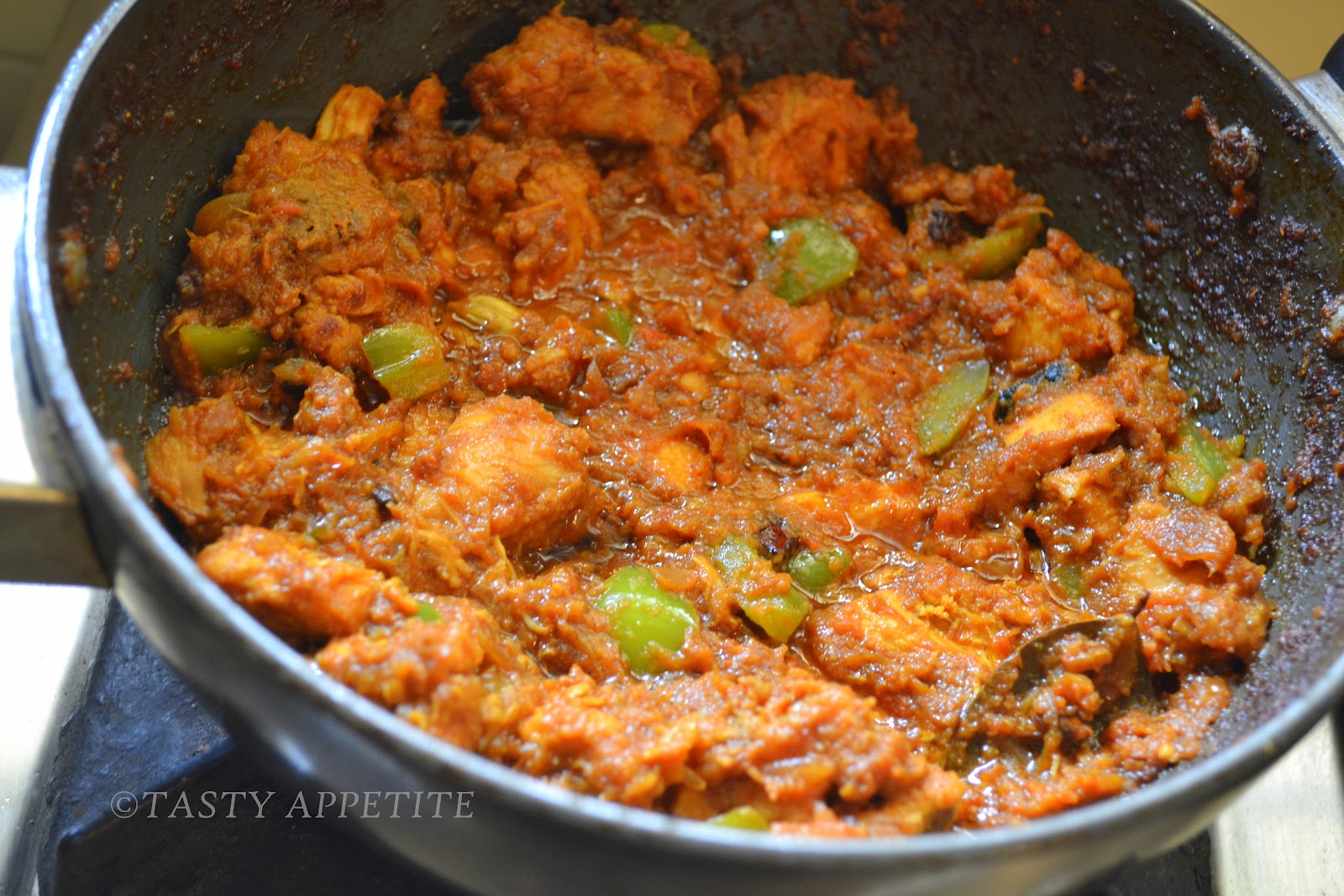 How to make Kadai Chicken / Step by Step