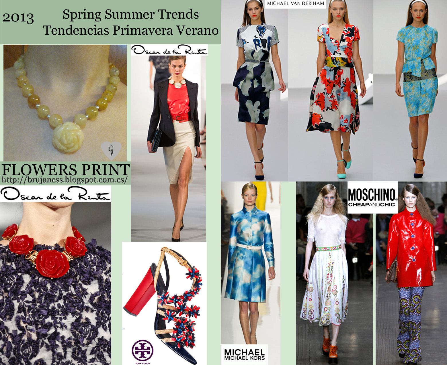 Brujaness Fashion: Floral prints: Spring-Summer trends/Tendencias ...