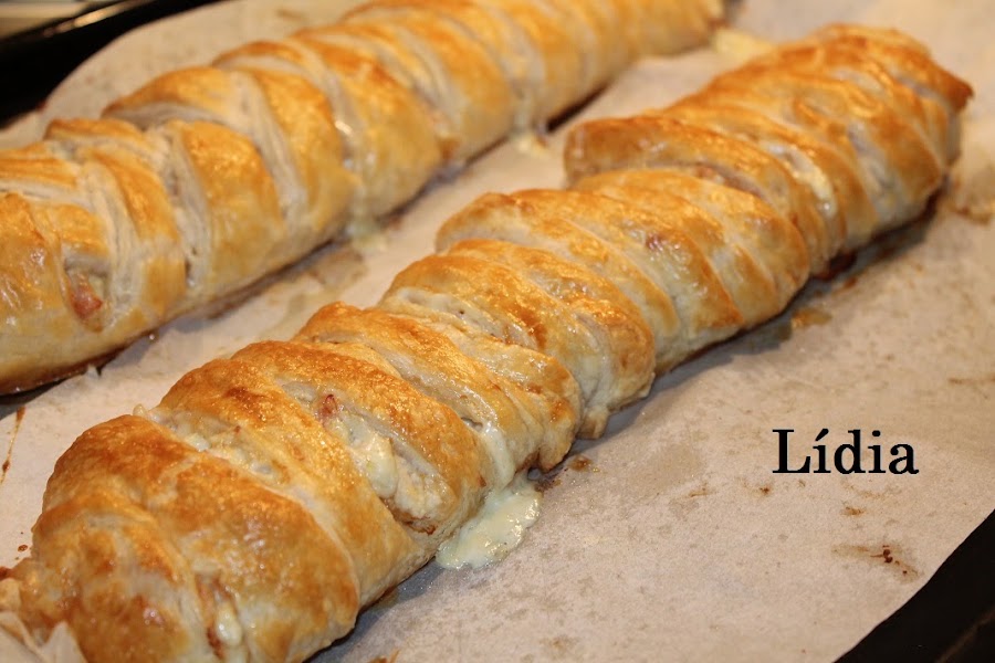 TRENZA DE HOJALDRE RELLENA DE POLLO | Cocina