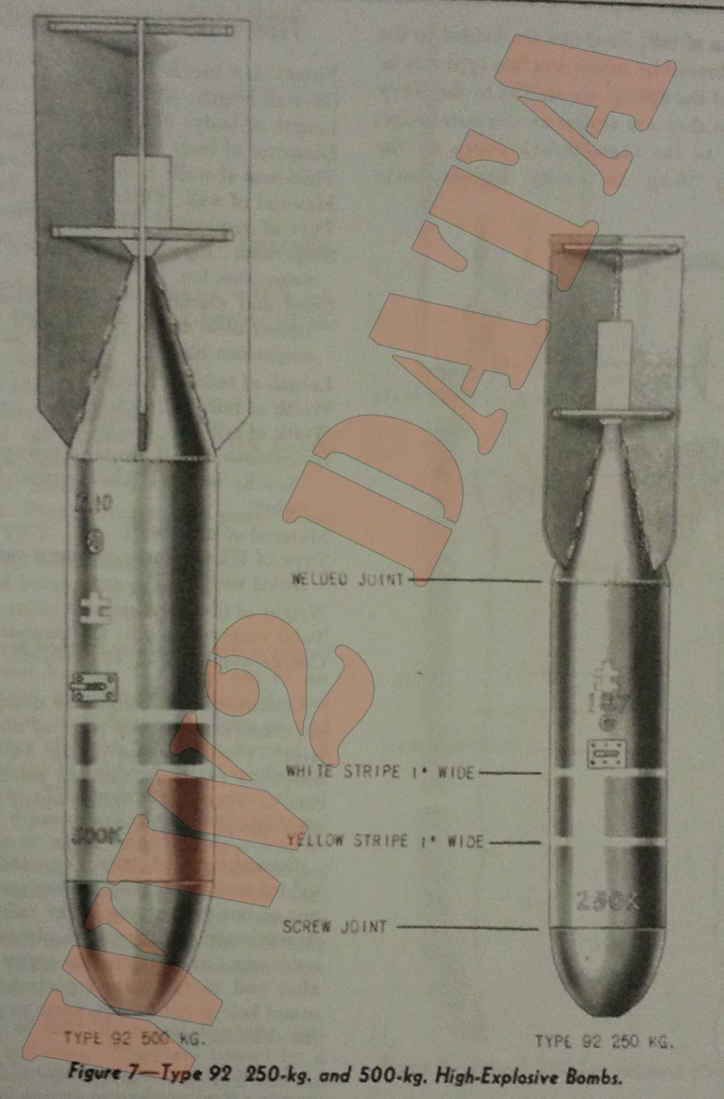 WW2 Equipment Data: Imperial Japanese Army Explosives - Bombs (Part 1)