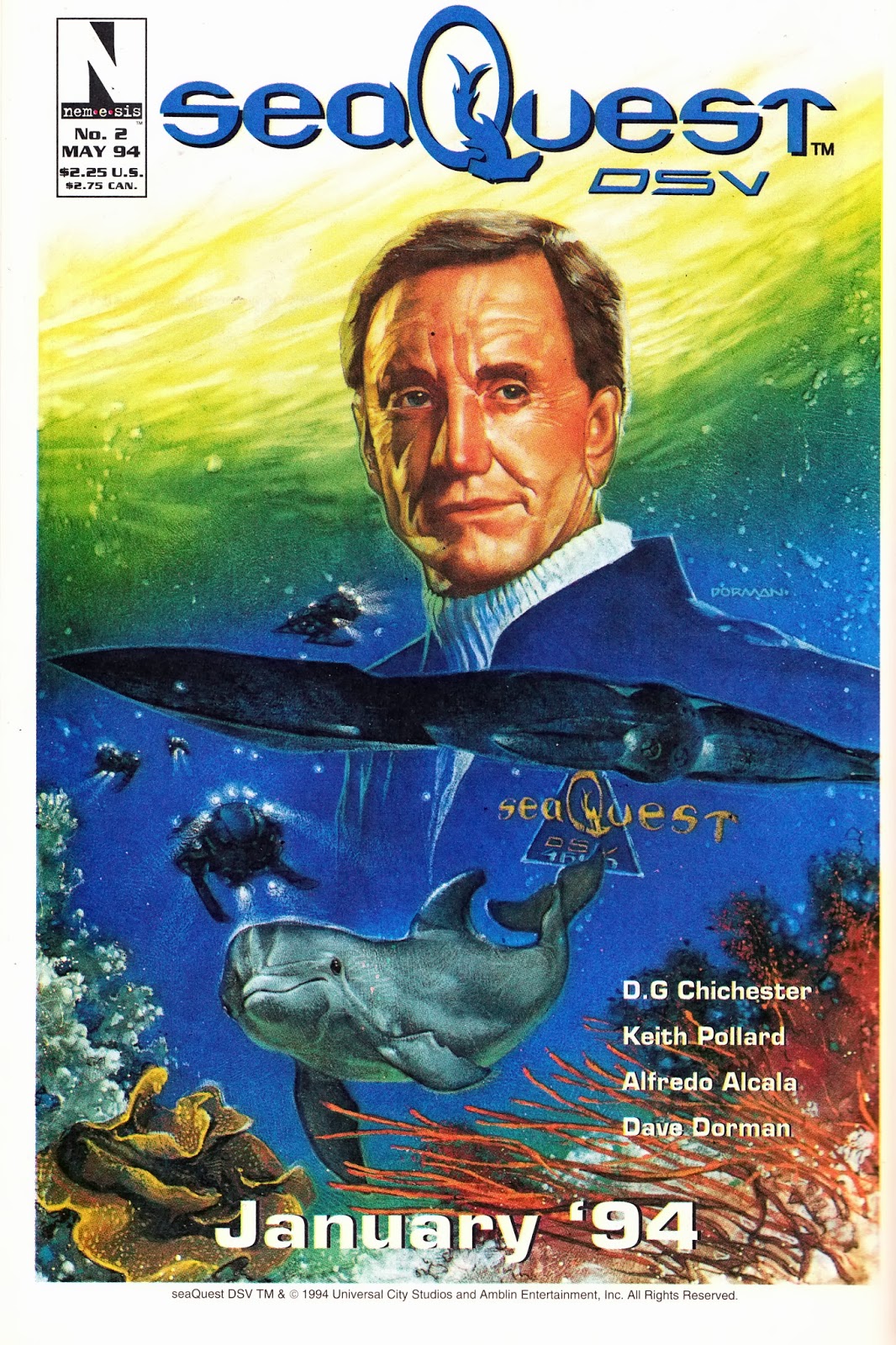 STARLOGGED - GEEK MEDIA AGAIN: 1993: SEAQUEST DSV COMIC (Nemesis)