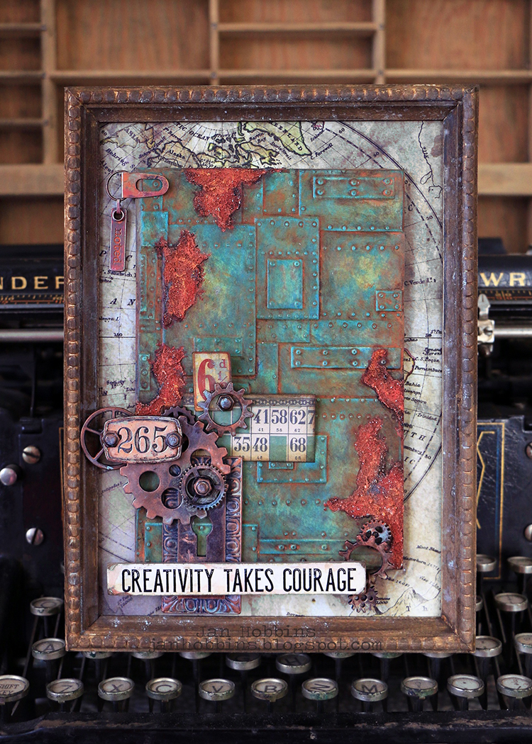 3-D FOUNDRY FRAMED PANEL - In My Own Imagination