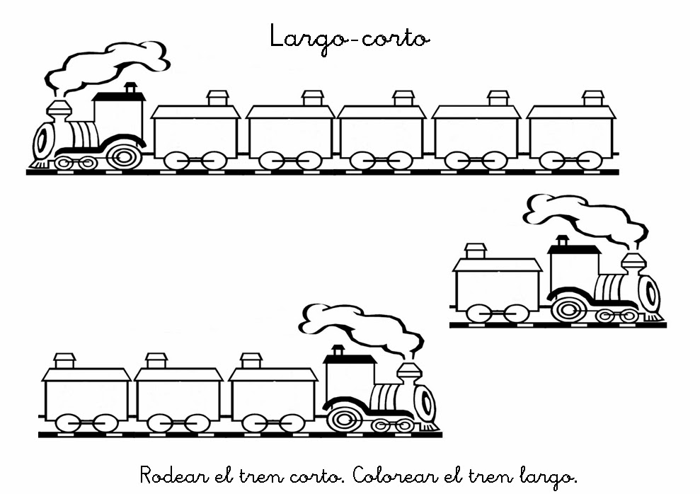 Largo Corto Para Colorear Sketch Coloring Page