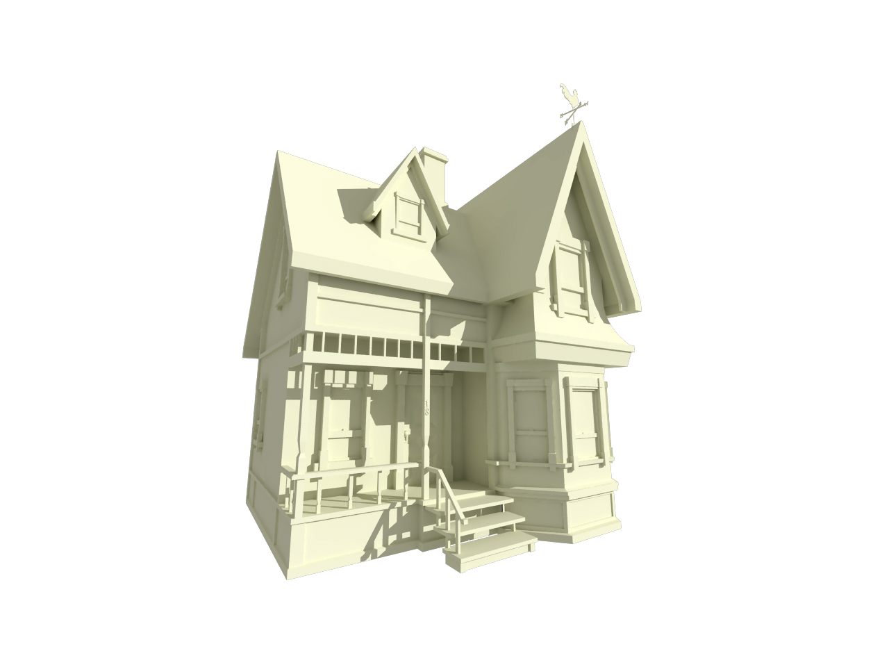 Alex sLevin: UP [CGI CLAY MODEL]