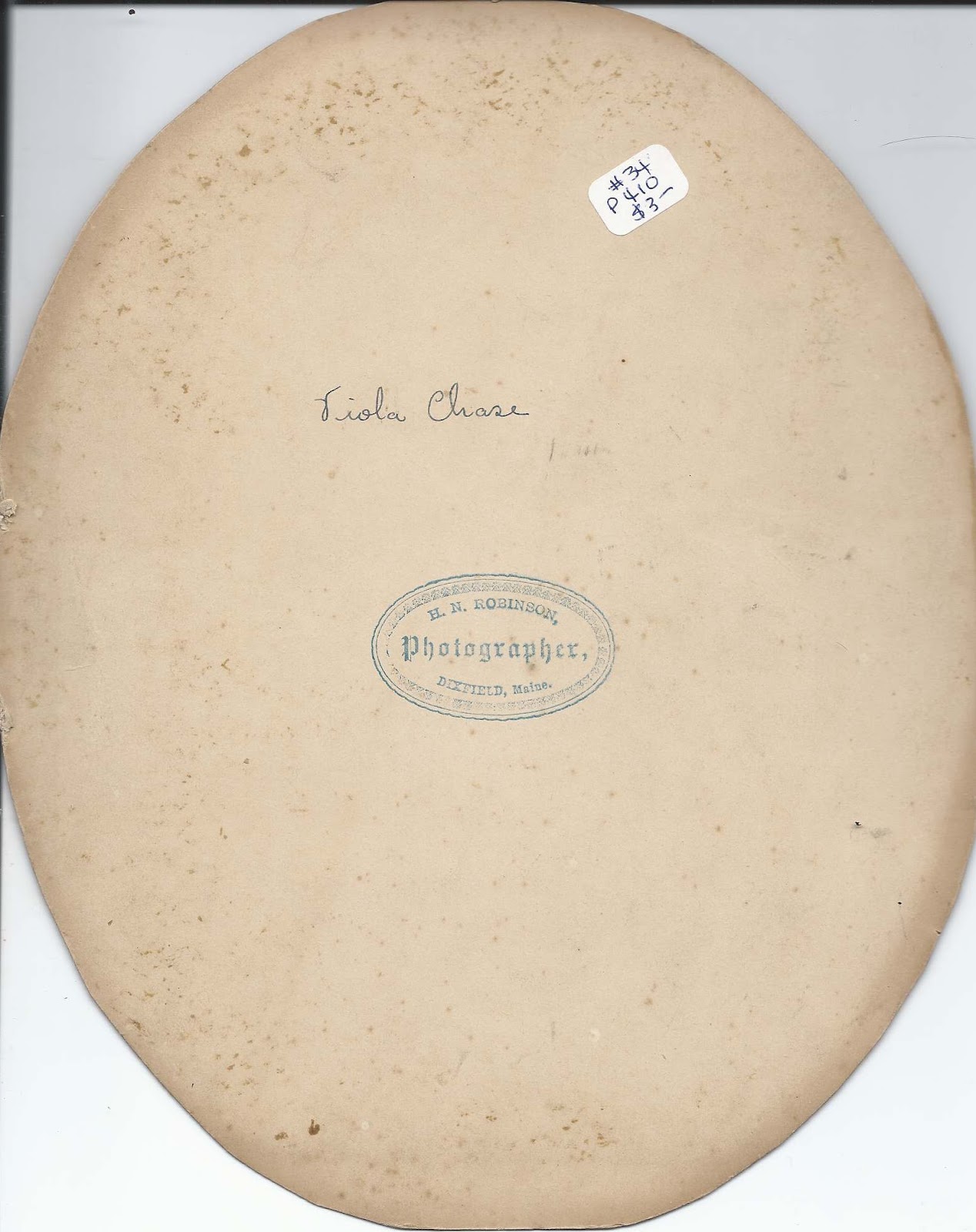 Heirlooms Reunited: 19th Century Photograph of Viola Chase of Dixfield ...