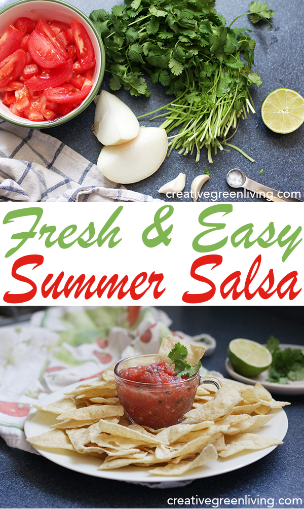 Fresh and Easy Summer Salsa | Creative Green Living