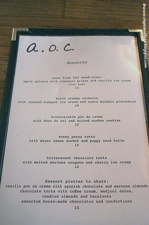 AOC - Beverly Hills - Vegas and Food