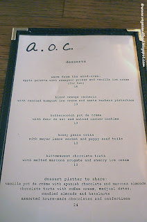 AOC - Beverly Hills - Vegas and Food