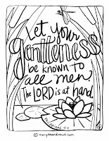 Gentleness Coloring Page Coloring Pages