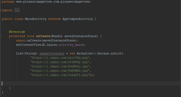 أندرويد (Java) : كيف تتعامل مع الصور على الويب و إظهارها في ImageView بالإعتماد على Picasso ...