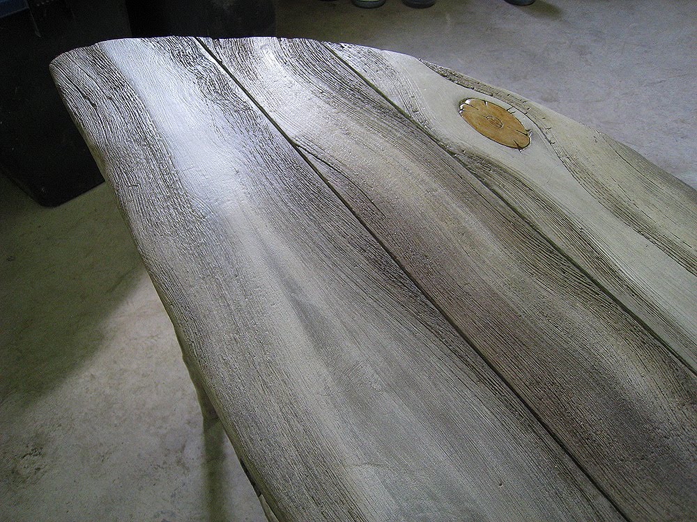 Faux Bois In Concrete