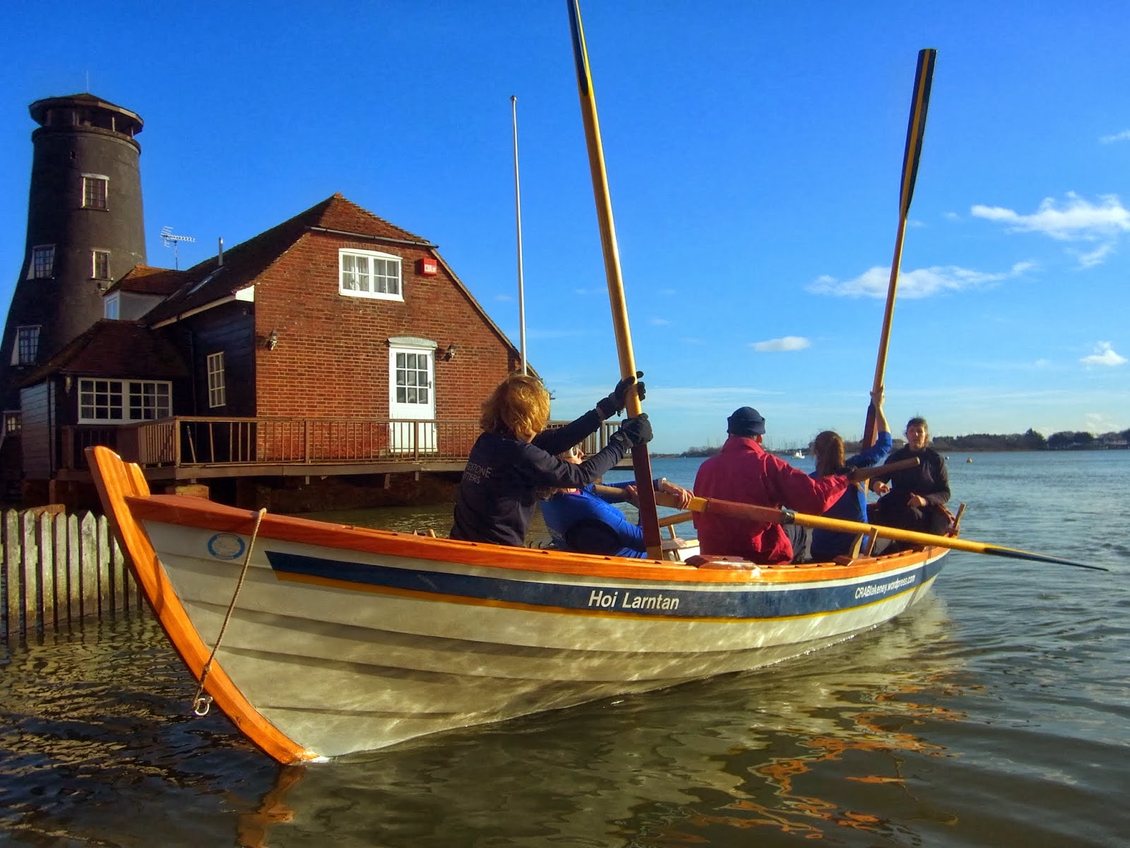ROWING FOR PLEASURE: St Ayles Skiff at Langstone