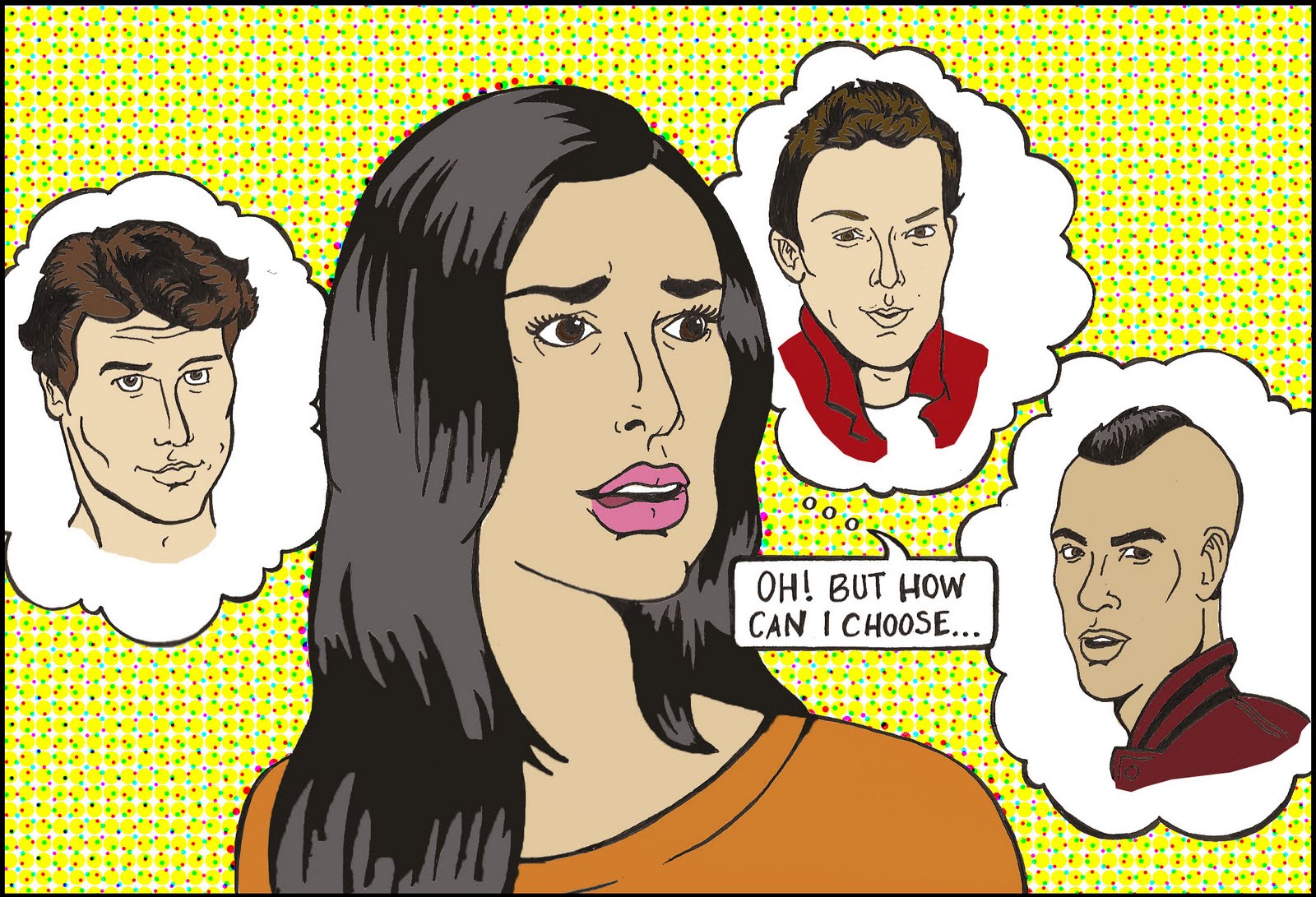 YAEL ABRAMOWITZ DESIGNS: My Glee comic strip for Heeb