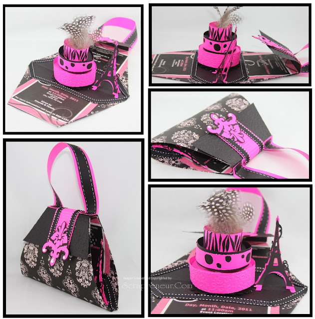 Jinky's Crafts & Designs: Pop-Up Purse Invitation