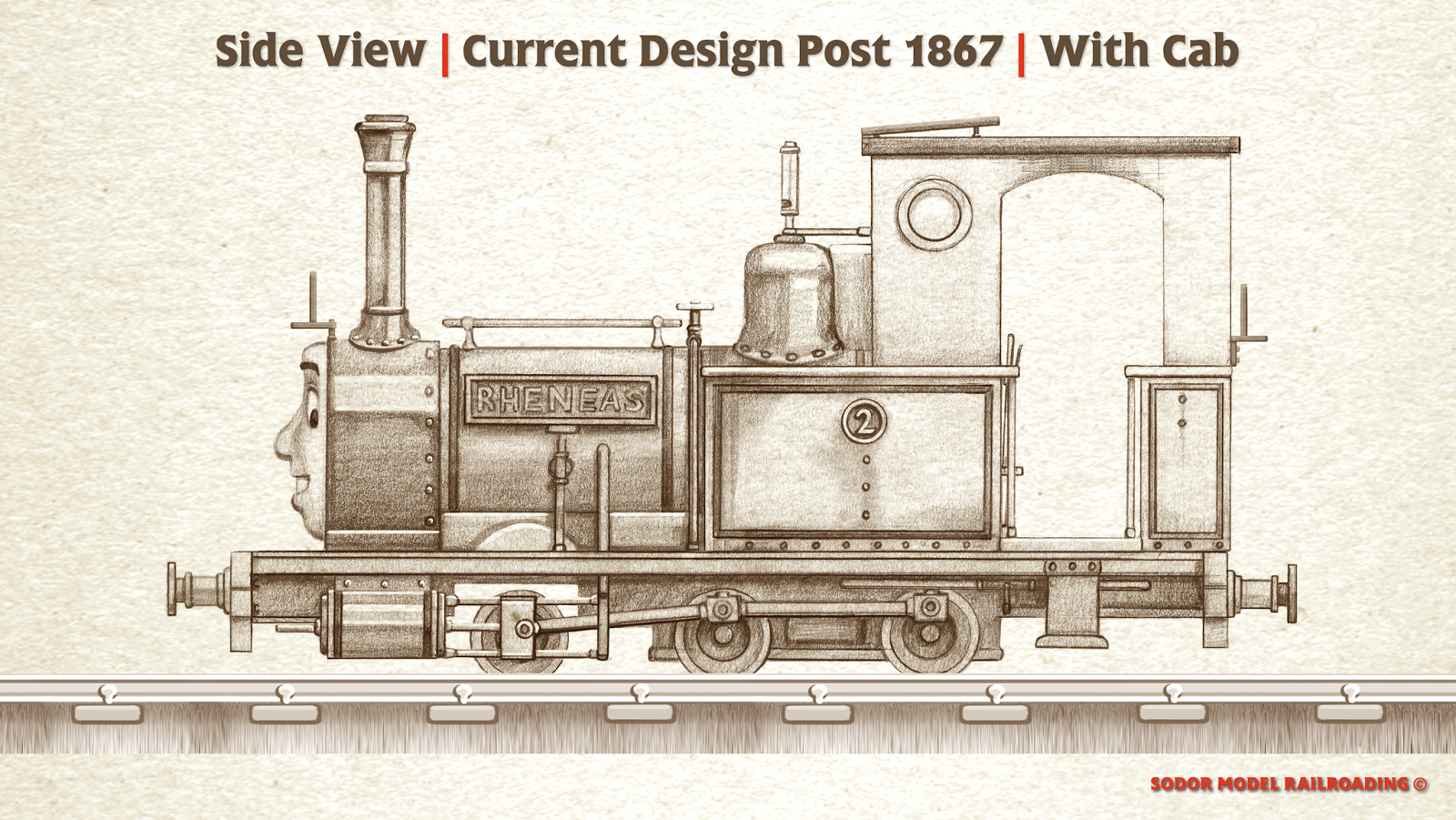 SodorModelRailroading: Scratch-Building Rheneas | 16mm Scale