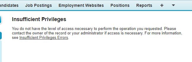 Salesforce Stuff Insufficient Privileges How To Troubleshoot Record Access Issue In Salesforce