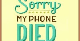 Sorry Messages : Not Attending Phone