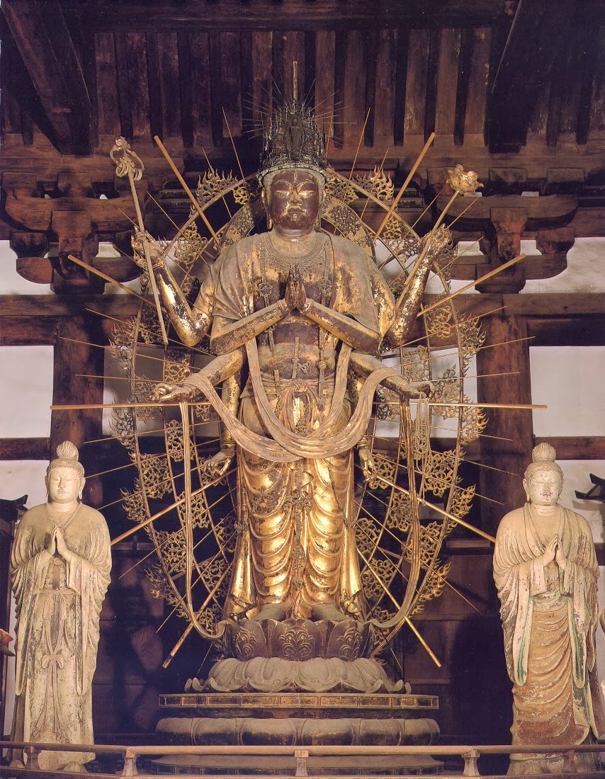 Japón, cultura y arte: Escultura japonesa: escultura budista, II