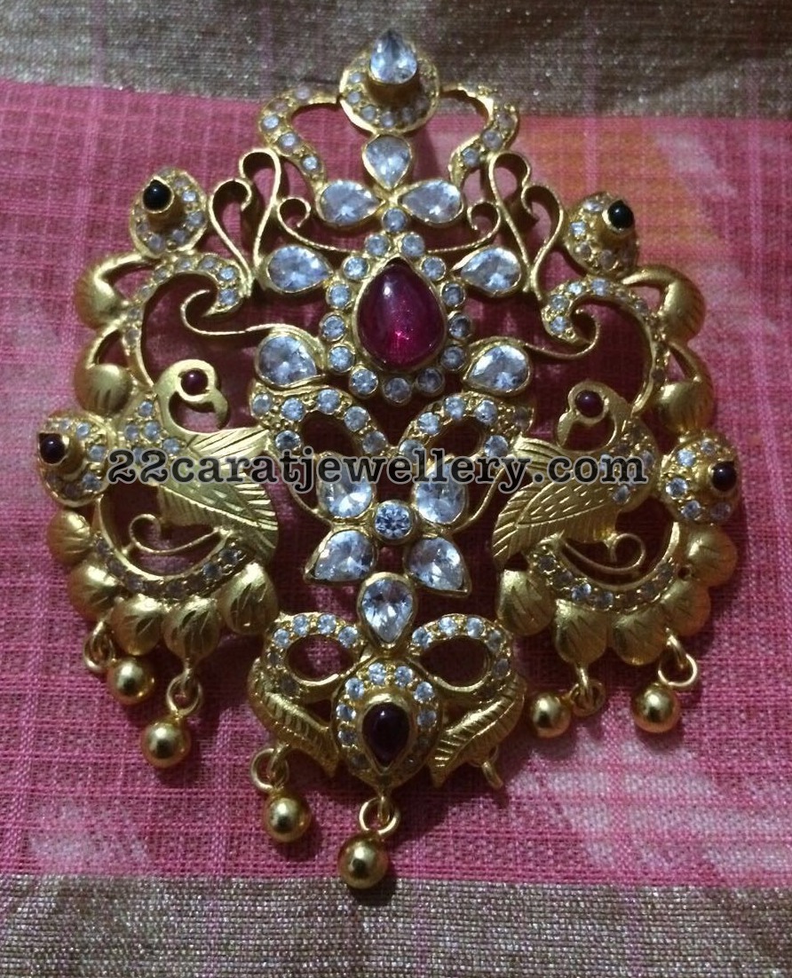 Pachi Work New Silver Pendant Sets - Jewellery Designs