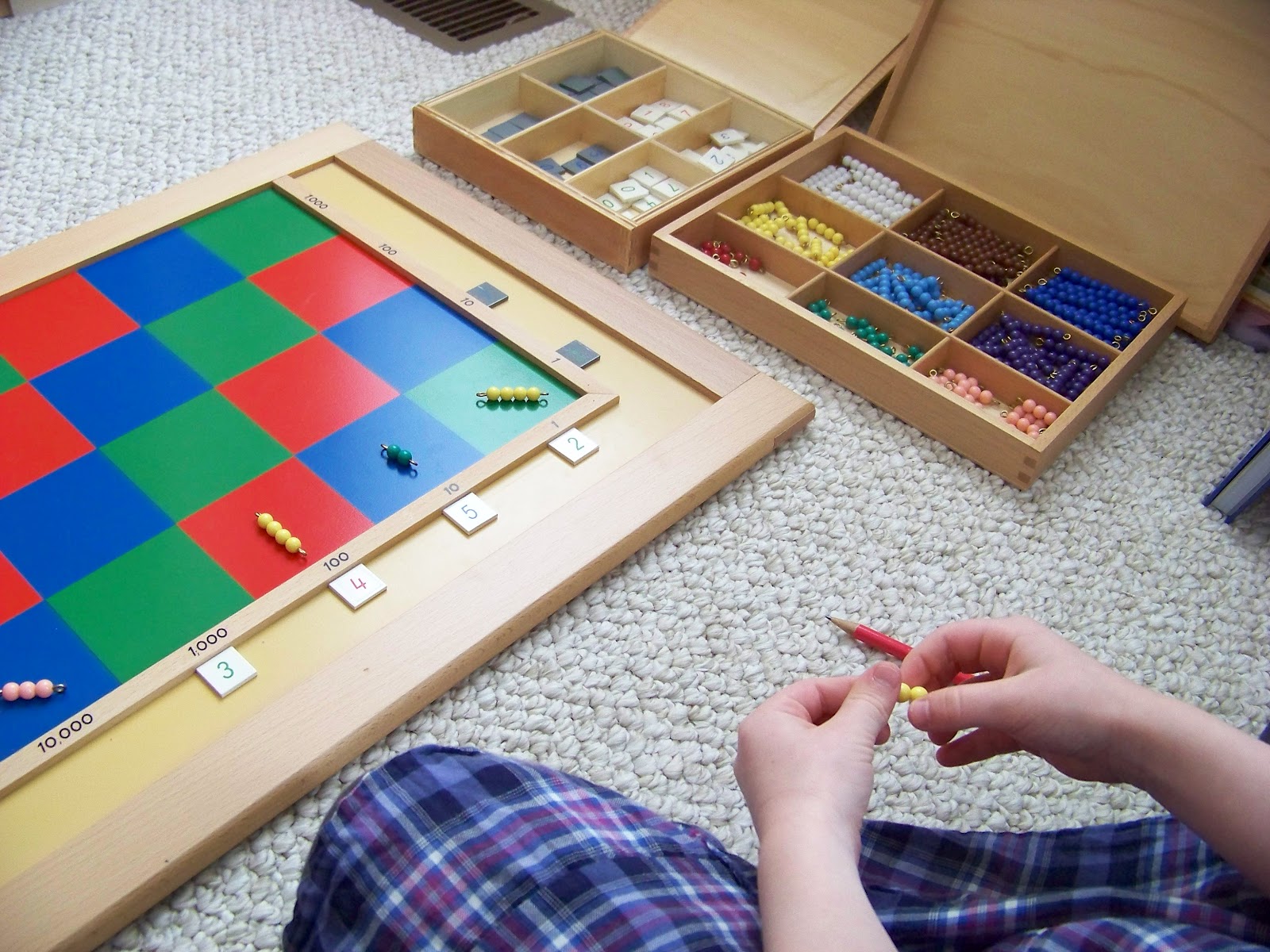 George Family - Montessori At Home: Checkerboard Multiplication - 2 ...