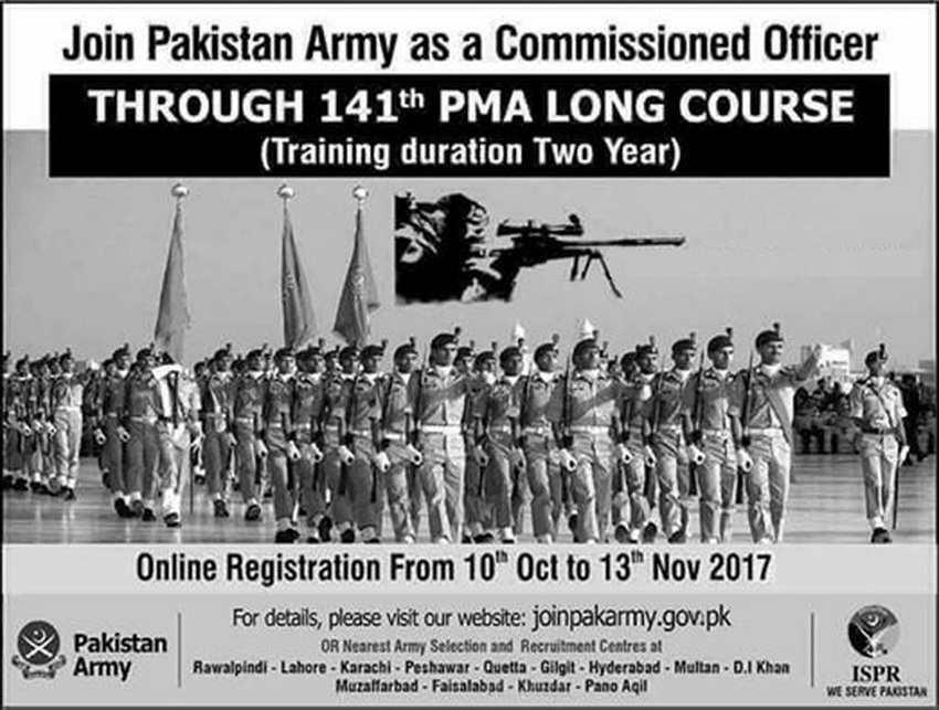 Join Pakistan Army as Commissioned Officer PMA Long Course in Pak Army ...