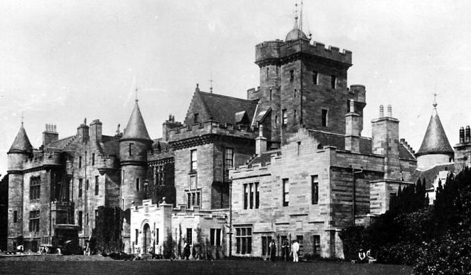 Tour Scotland: Old Photograph Glenapp Castle Scotland