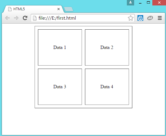Learn HTML5 : HTML5 Attributes - cellpadding ,cellspacing , align , valign