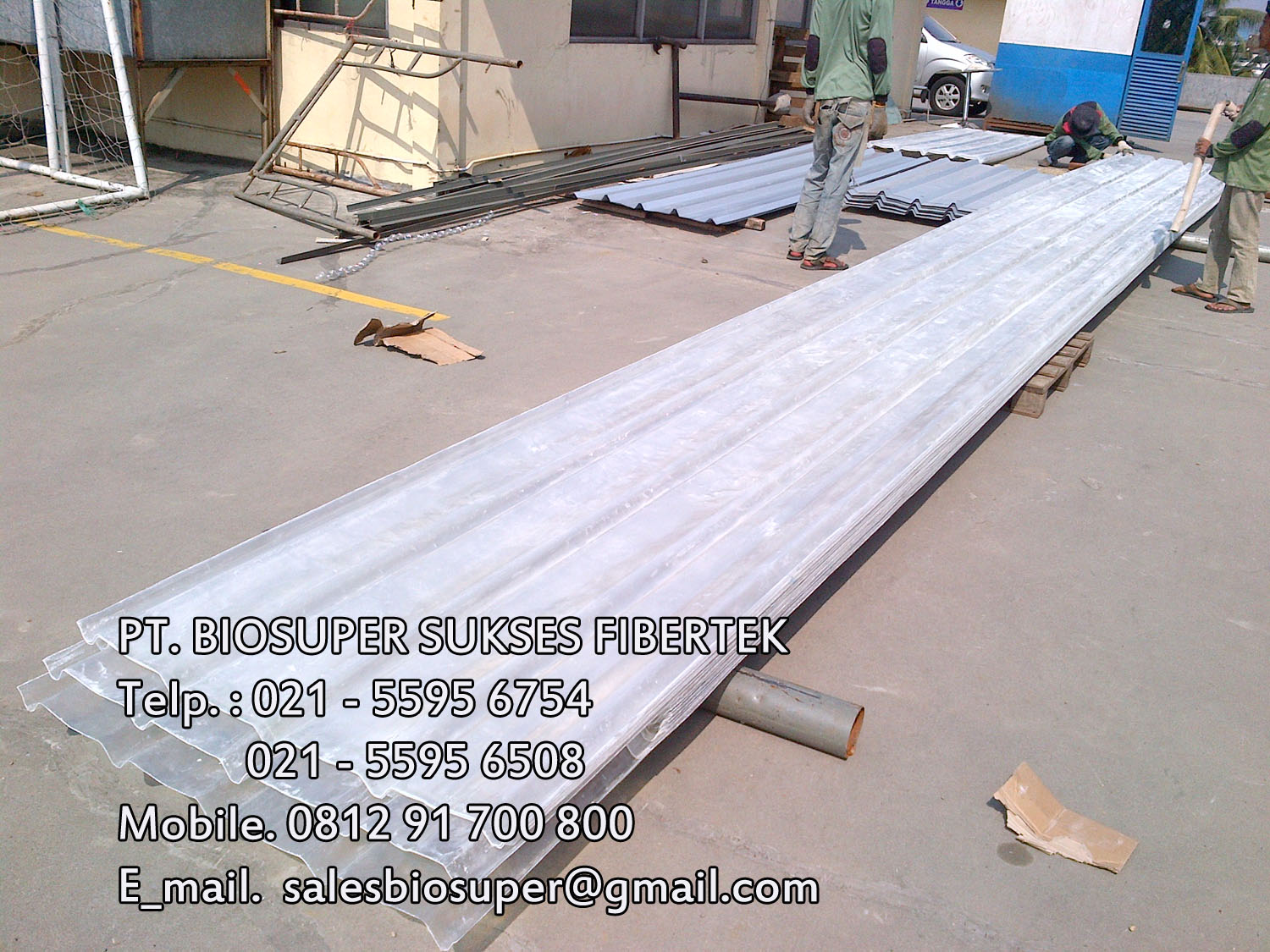 Talang Fibreglass, Talang Fiber, Talang Air yang Terbuat Dari Bahan ...