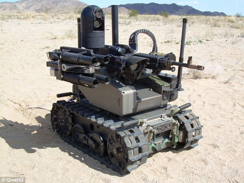 desarrollo defensa y tecnologia belica: Vídeo: EEUU ensaya su nuevo robot de combate