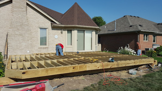 Outdoor Living: How to build a low to the ground deck.