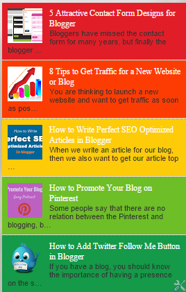 6 Stylish Recent Post Widgets Design for Blogger - Blogger-ThemeMarket