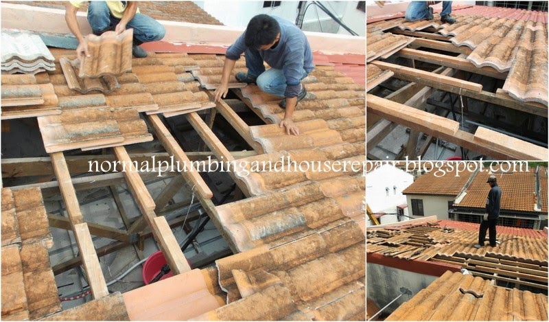 NORMAL PLUMBING: MEMASANG ATAP METAL DECK (PU DECK) DAN TANGKI ...