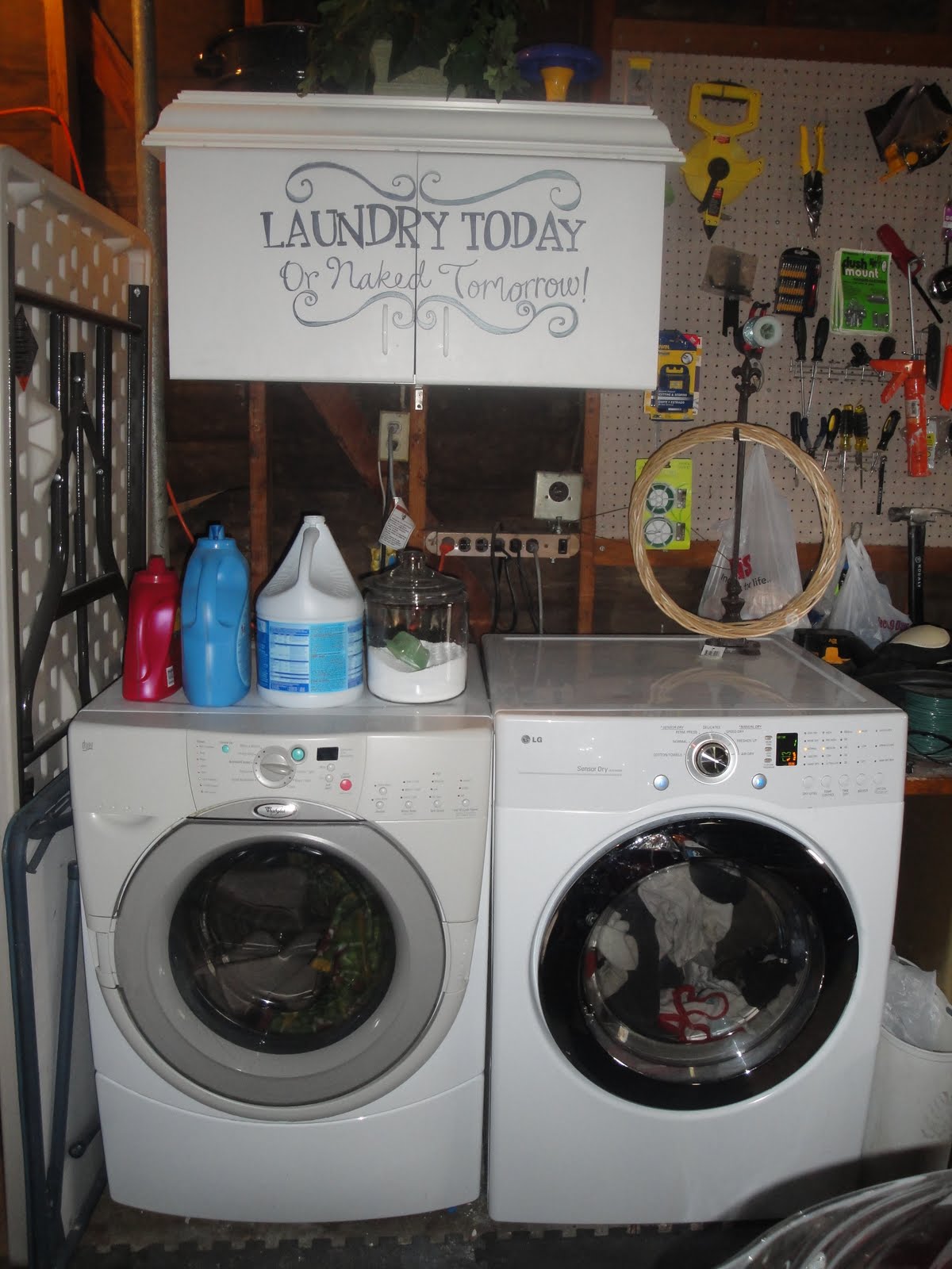 my kind of makeover: Garage Laundry Inspiration