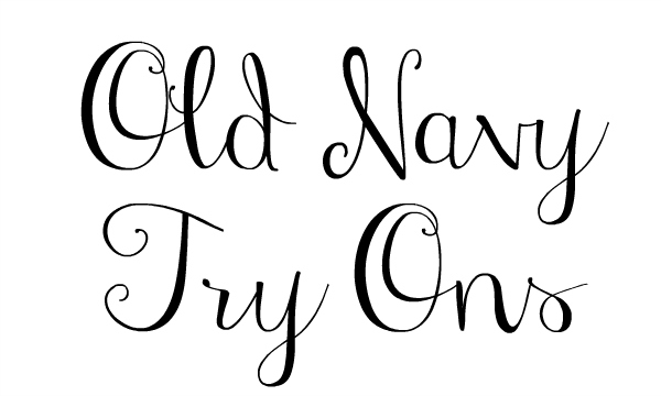 With Style & Grace: Old Navy Try Ons