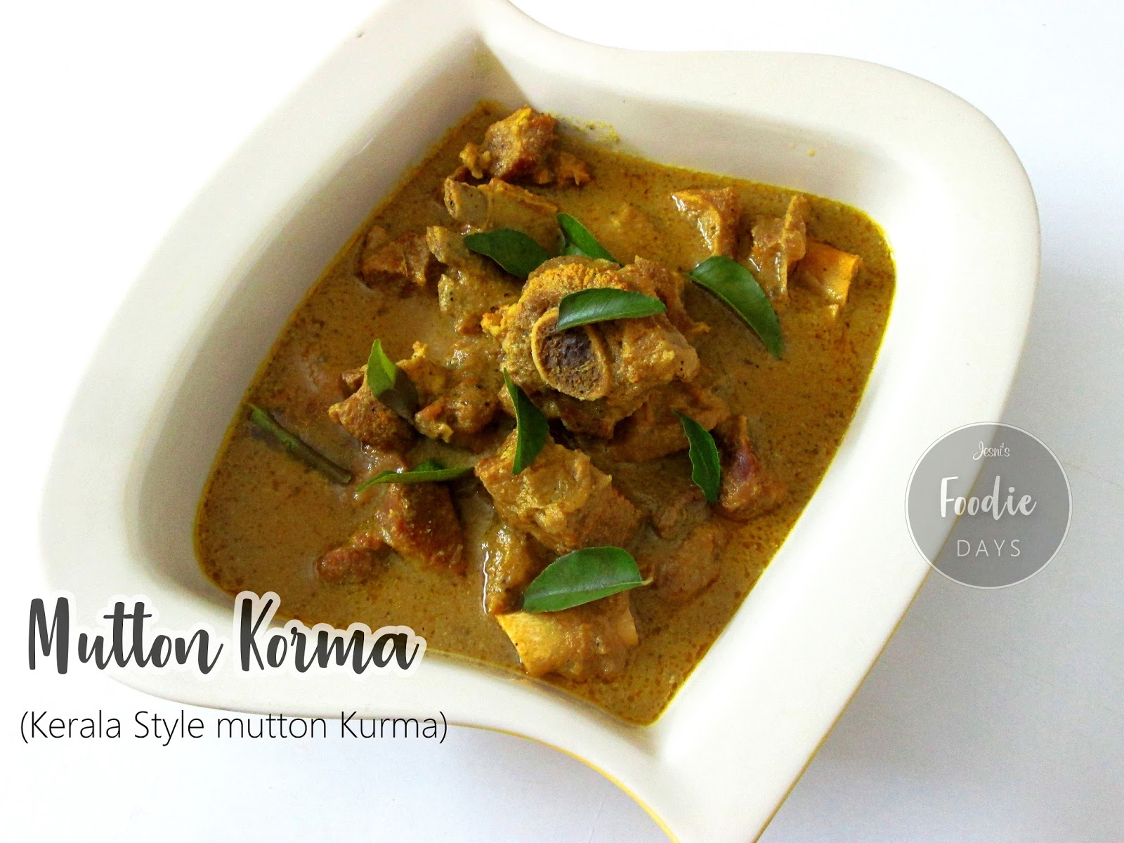 Mutton Korma | Kerala Style Mutton Kurma
