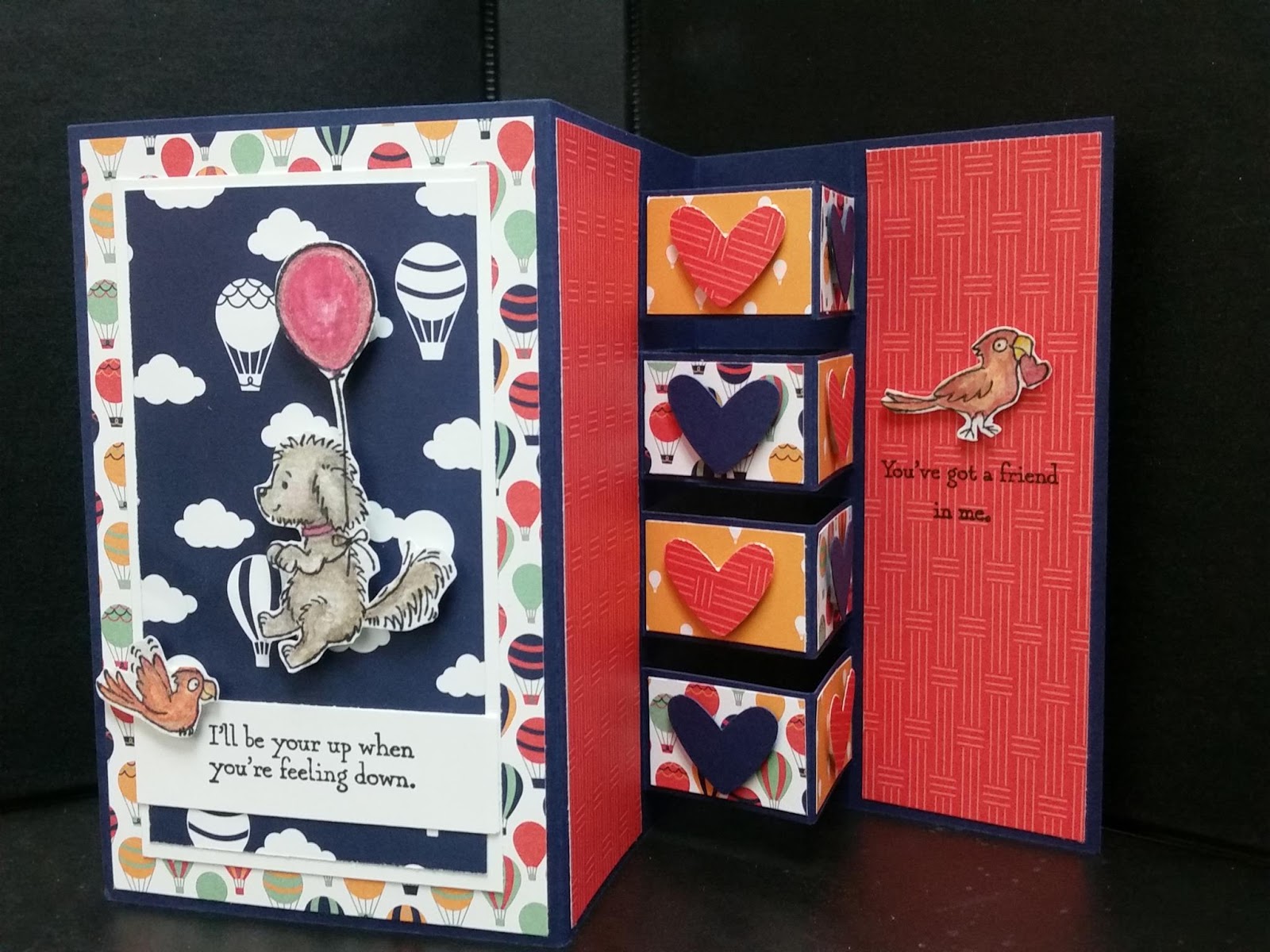 Paper Punch Addiction: Building Block Cards