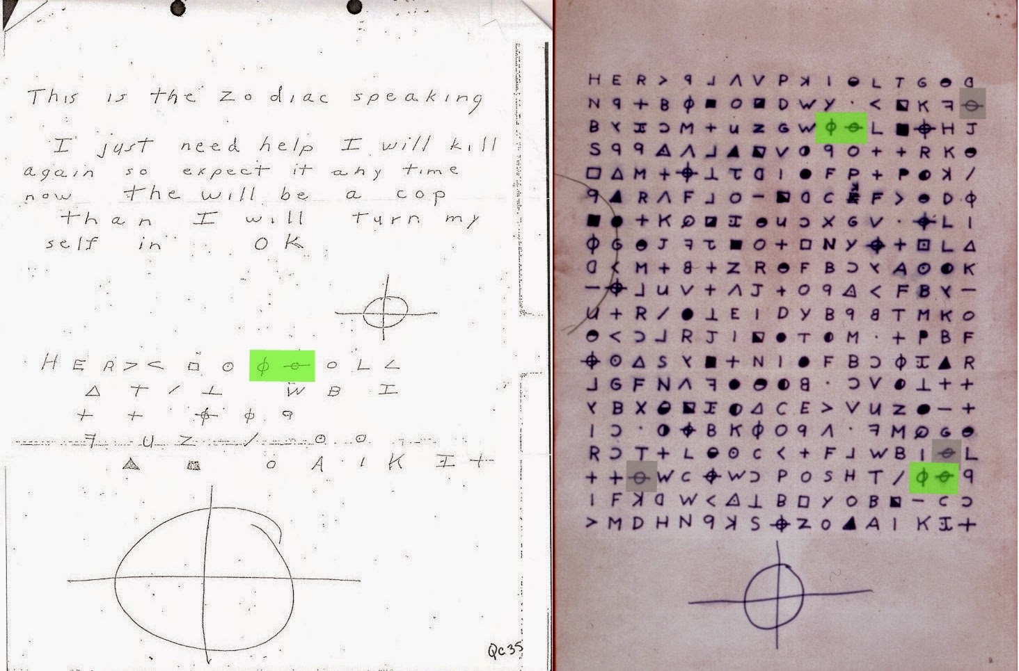 Zodiac Killer Puzzle