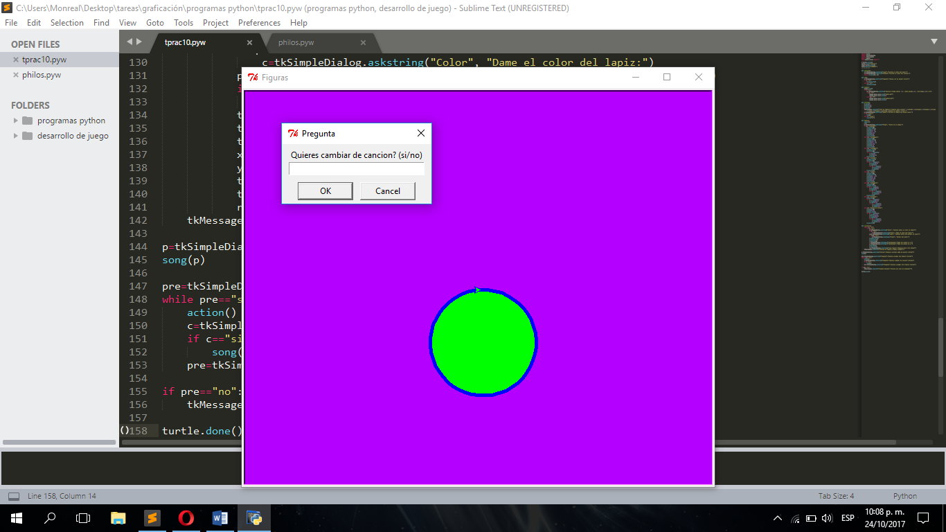 Programa de figuras - Turtle