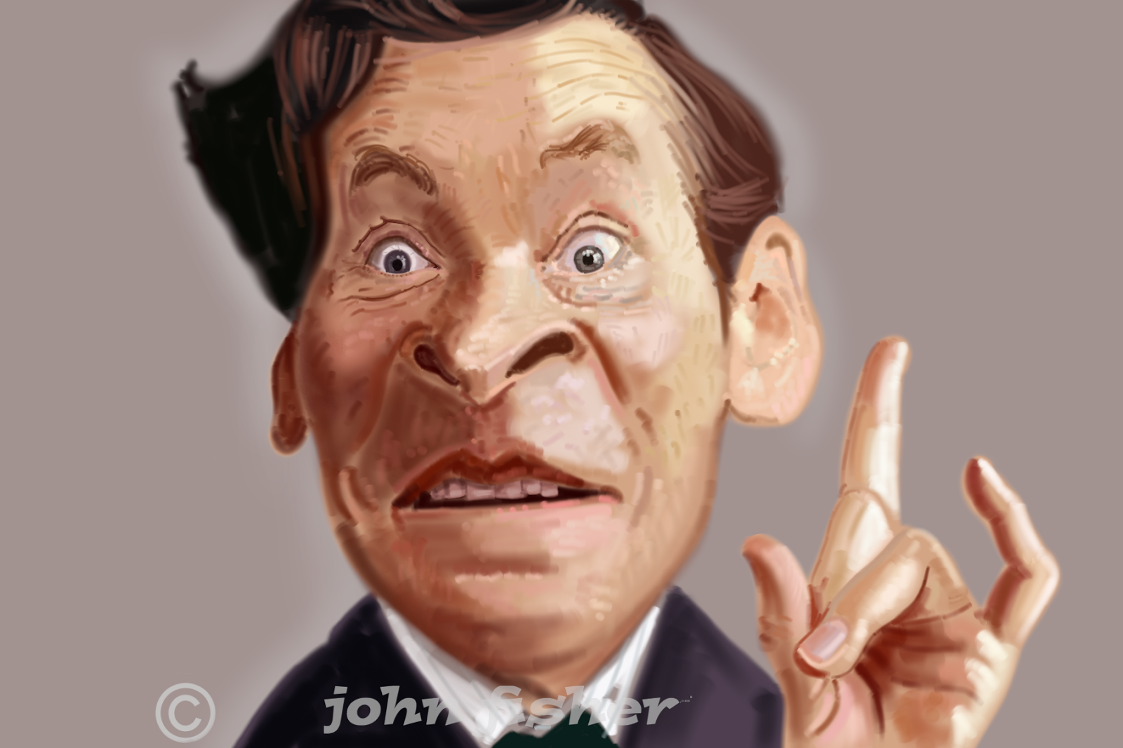 The Art of John Fisher: Kenneth Williams..