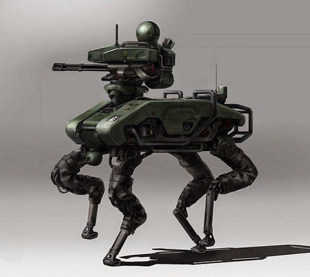 2 Robot Perang Bigdog Amerika Kabur dari Laboratorium (2015) - Afrid ...
