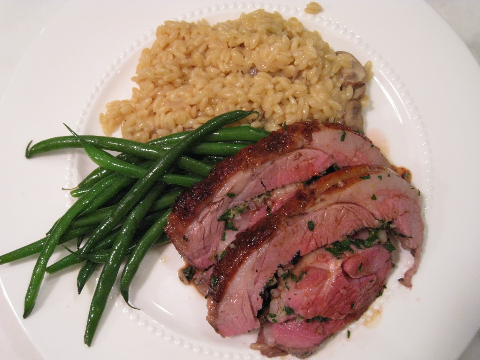Stella's Roasted Leg of Lamb Dinner