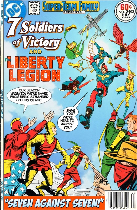 Super-Team Family: The Lost Issues!: 7 Soldiers of Victory and The Liberty Legion
