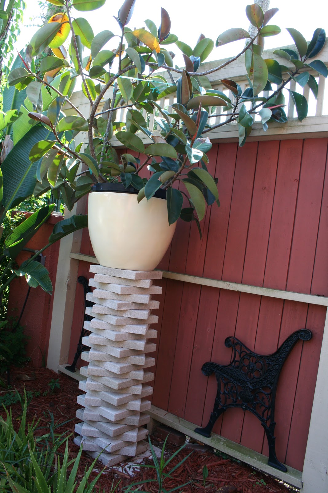 Repurposing Relics: Plant Stand