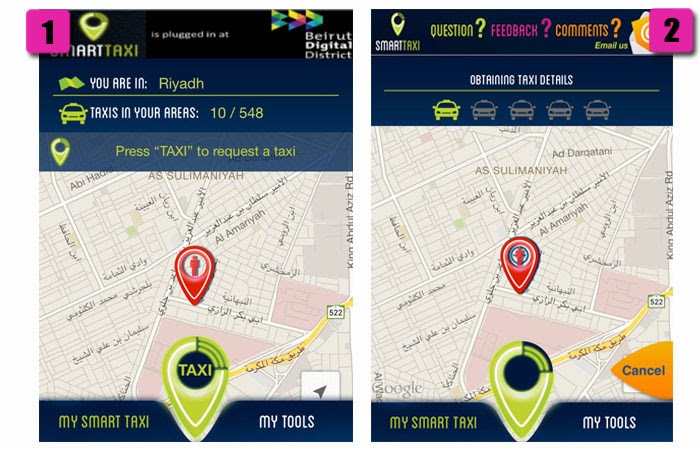 Easy and Smart Taxi Apps in Riyadh