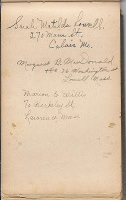 Heirlooms Reunited: 1900s-1910s Autograph Album of Alma M. Hubbard of ...